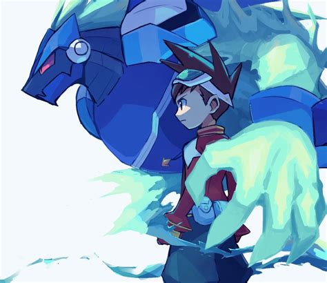 Geo Stelar And Omega Xis Mega Man And 1 More Drawn By Ishikoro1645