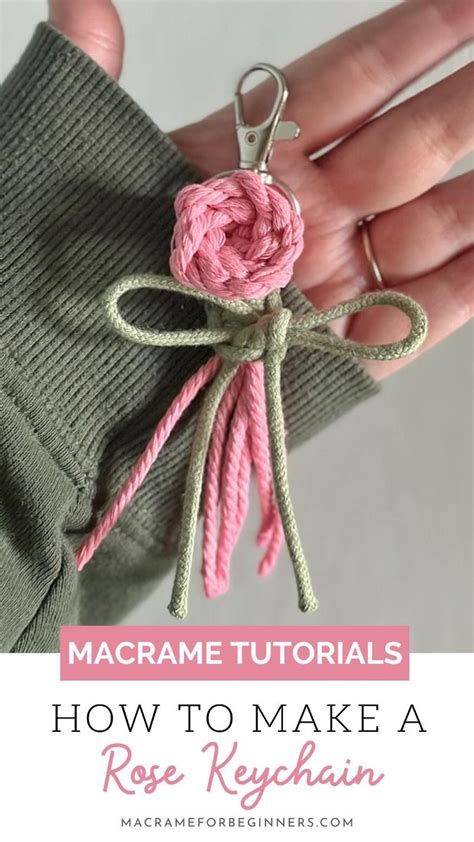 21 easy diy macrame keychain tutorials for beginners in 2024