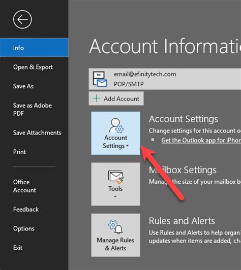 Outlook Settings