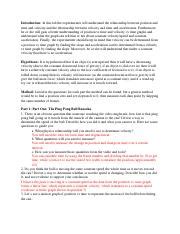 Physics Lab Docx Introduction