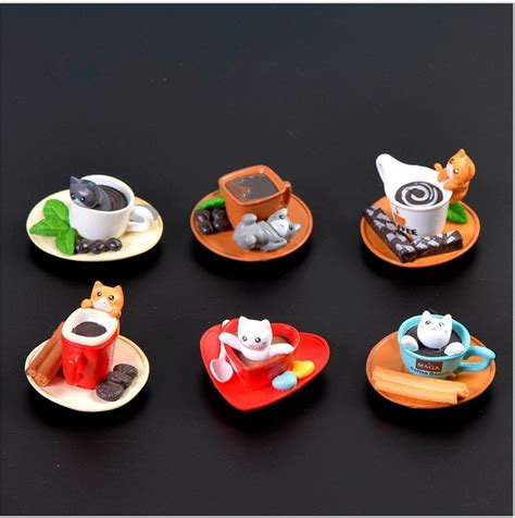 도매 귀여운 재미있는 만화 치의 달콤한 미니 디저트 고양이 사탕 장난감 모델 피규어 장식 일치 신제품sylvanian Familiessylvanian Families