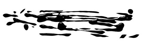 Set Of Underline Hand Drawn Paint Template Vector Image