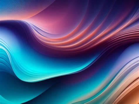 Premium Ai Image Abstract Wavy Background Ai Generated