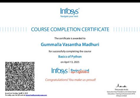 Python Infosysspringboard Learningneverstops Programming