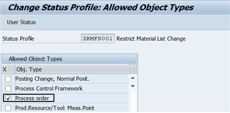 User Status In Pp Manufacturing Order Sap Community