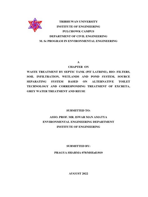 078 019 Pragya Chapter 6 Final Download Grátis Pdf Septic Tank