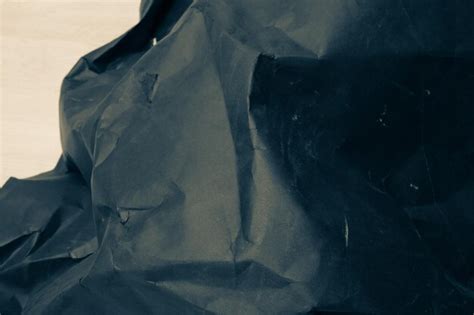 Fond De Papier Froiss Froiss Noir Toile De Fond Texture Grunge Photo Premium