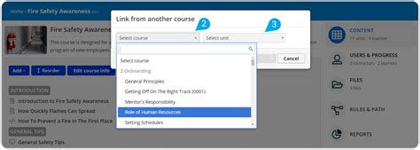 how to work with linked units talentlms support help center