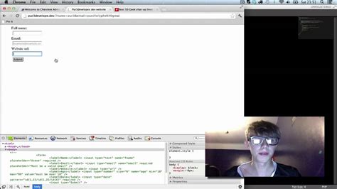 simple html 5 forms with validation youtube