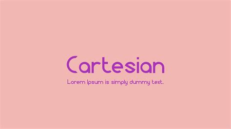 Cartesian Font Download Free For Desktop And Webfont