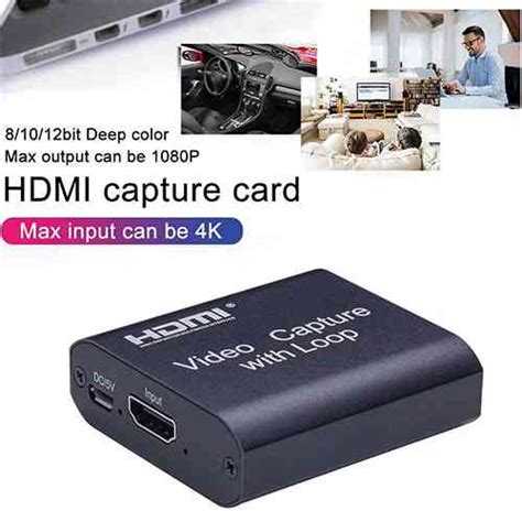 Video Capture Card With Loop Out HDMI To HDMI USB Toko Lk
