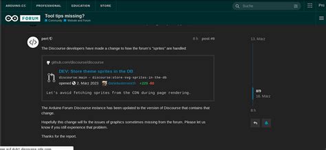 Tool Tips Missing Website And Forum Arduino Forum
