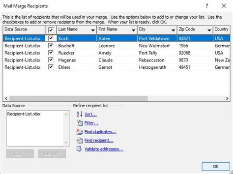 How To Perform Mail Merge In Windows Using Excel And Word