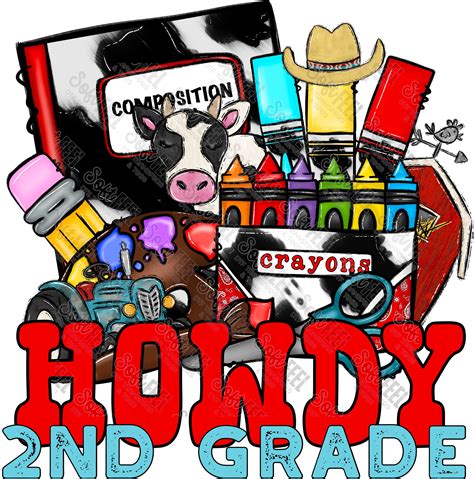 Howdy 2nd Grade Back To School Youth School And Teacher Direct To