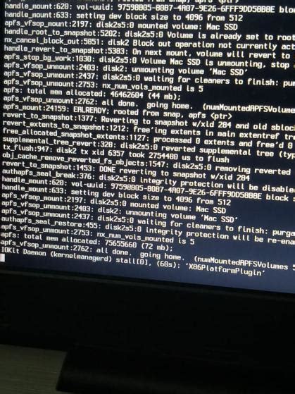 Stuck Before Login Tx Flush IOkit Daemon Kernelmangered Stall S