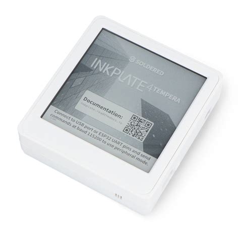 Inkplate 4 Tempera E Paper Display 3 8 600x600px Esp32 Gelötet