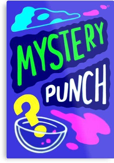 Gravity Falls Scary Oke Mystery Punch Poster Replica