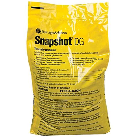 Granular Pre Emergent Herbicide Snapshot Dg 25lb Bag