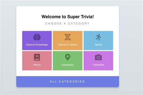 Github Simstromquiz App Randomized Quiz Based On The Open Trivia Db