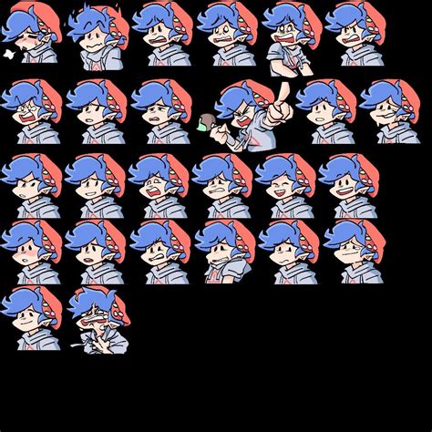 All Of Bf Speech Sprite Softmod Softbf Fnf Artofit