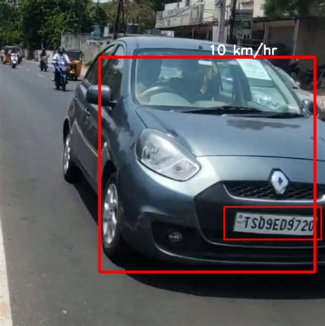 Github Bhargavpoosa Vehicle Speed And Number Plate Detection