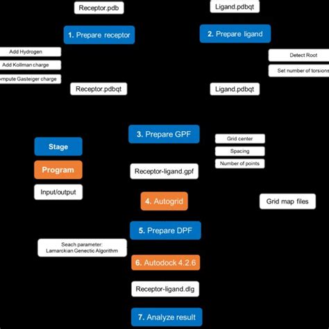 Autodock 426 Workflow Using Mgltools Download Scientific Diagram