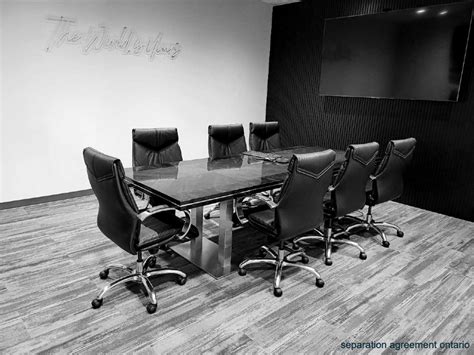 Separation Agreement Ontario Lawyer Vs Template Gta Divorce
