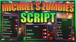 Michael Zombies Script Hack Gui Insta Reload Gun Mods Kill Aura More Devscripts Roblox Mp Mp