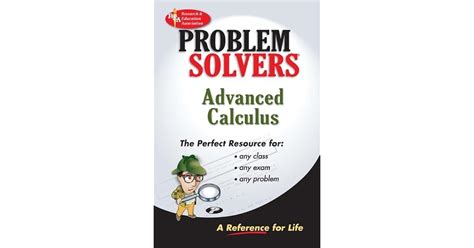 Advanced Calculus Problem Solver By Research And Education Association Advanced Calculus Problem Solver By Research And Education Association