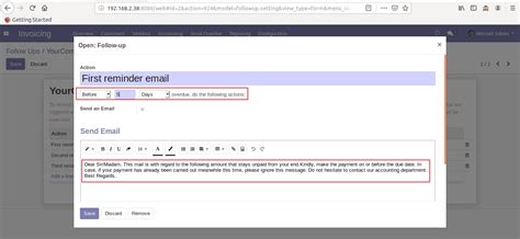 Customer Follow Up Odoo 12 App