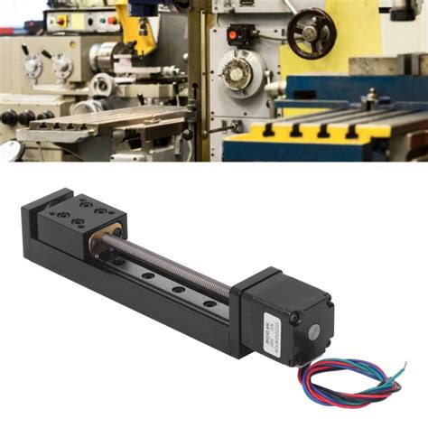 Linear Motion Stage High Accuracy Single Rail Linear Sliding Table 100mm Stroke Silent Operation