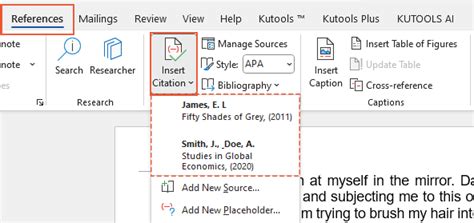 how to add a citation in word a step by step guide