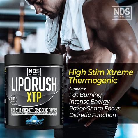 Nds Nutrition Liporush Xtp Thermogenic Fat Burner Extreme Energy