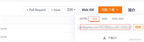 【git】远程仓库的创建、ssh协议克隆、拉取、推送git Ssh克隆 Csdn博客