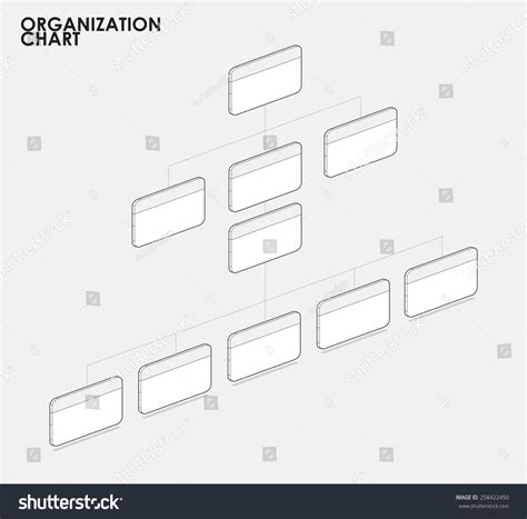 Organization Chart Infographics Tree Organization Chart vector de stock libre de regalías
