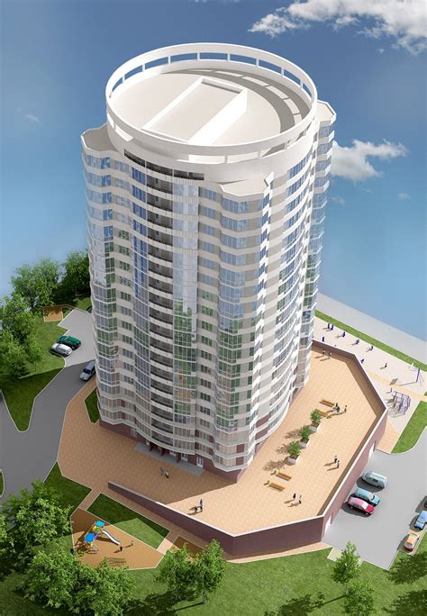 Многоквартирный жилой дом со встроенно пристроенными объектами обслуживания поз 3 3а 2 го