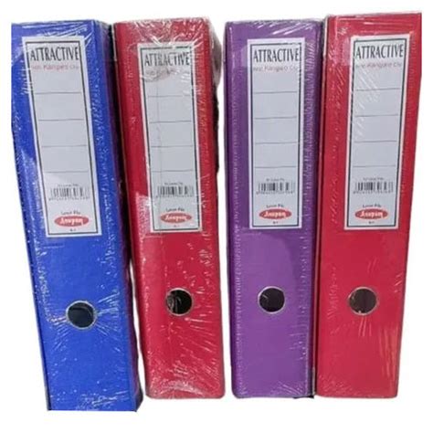 12 Pcs Box File Plastic Material Customized Size Durable Binding