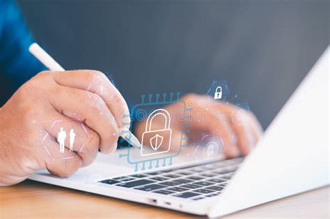 Network Security Privacy Protection Digital Technology And Network Security Data Encryption