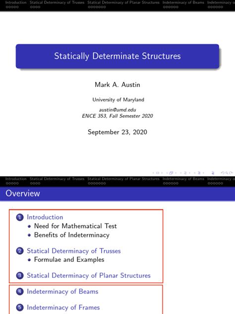 Analysis Statical Determinacy Part03 Pdf Truss Indeterminacy