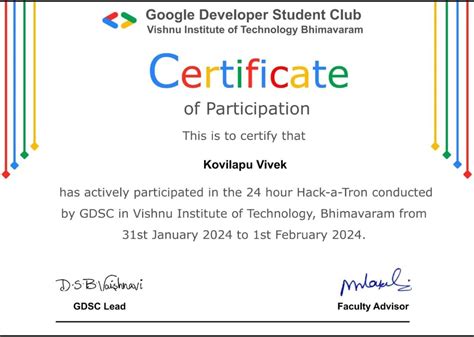 Vivek Kovilapu On Linkedin 🎓i Am Thrilled To Share That I Had Actively