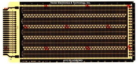 4112 Vector Electronics Pcb Plugboard Pre Etched