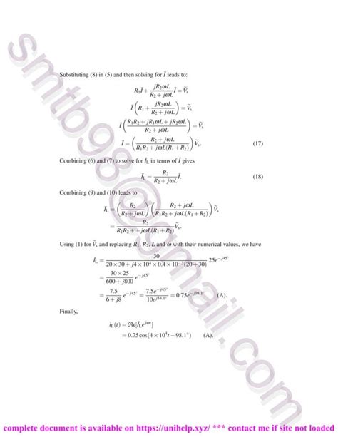 Solutions For Problems In Fundamentals Of Applied Electromagnetics 8th