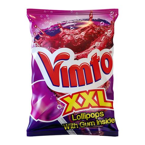 Vimto XXL Lollipops Packet Raisons Distributors Ltd
