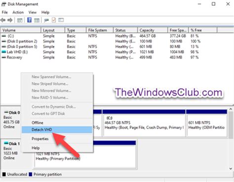 How To Mount Vhd Or Vhdx Virtual Hard Disk File In Windows