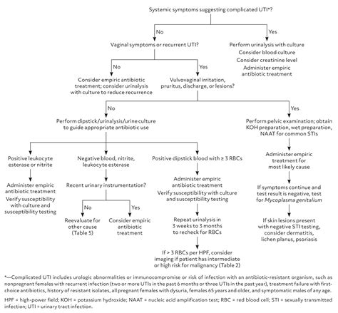 Dysuria Evaluation And Differential Diagnosis In Adults Aafp