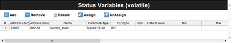 Arduino PLC IDE Portenta Machine Control Server Status Variable