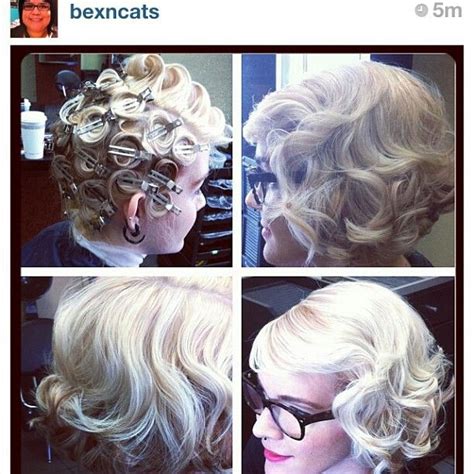 Pin Curls Vintage Hairstyles Retro Hairstyles Hair Styles