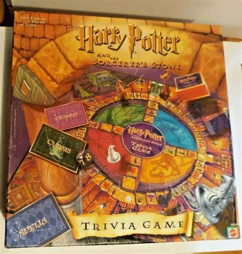 Mattel Harry Potter And The Sorcerer S Stone Trivia Jeu De Plateau Complet Eur Picclick Fr