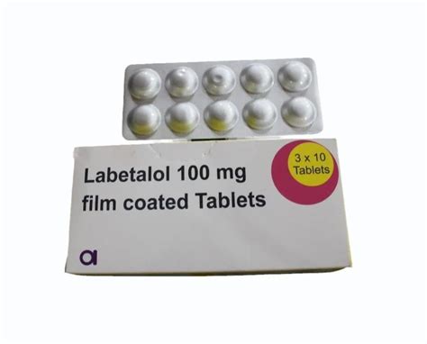 100mg Labetalol Tablet At Rs 235box Labetalol Hcl Tablet In Medak