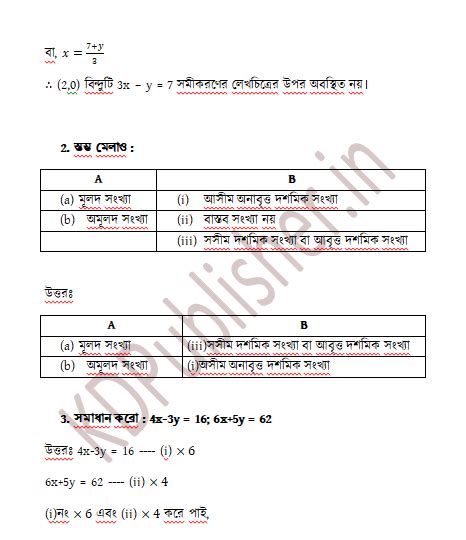 Wb Class 9 Math Model Activity Task 2 Wbbse নবম শ্রেণী গণিত মডেল